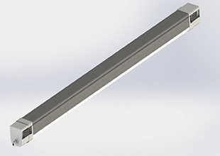 36w IP65 Tri Proof LED Light Fixture , LED Linear Light Fixture Connect Inside For Indoor