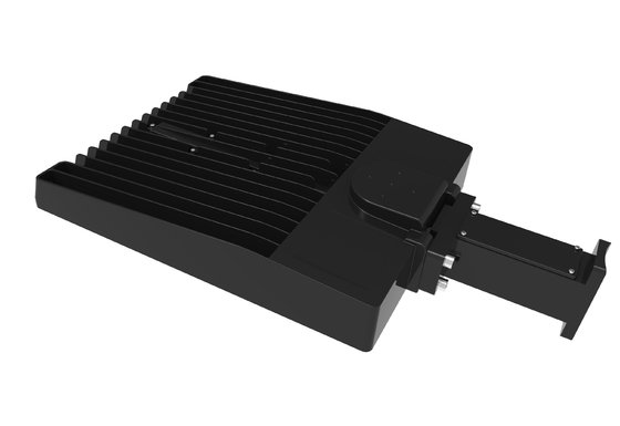Black LED Shoebox Light Photocell Sensor Lumileds 3030 3 Modules 150W MW Driver