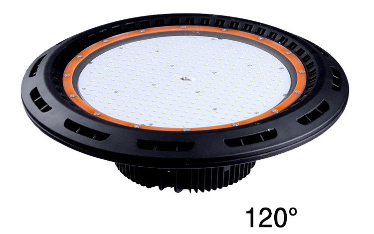 Exhibition Hall LED UFO High Bay Light 240W Motion Sensor Dimmable Function
