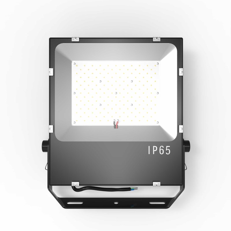 Large Building Waterproof LED Flood Lights 100W Lumileds 3030 CRI 70 Meanwell Driver