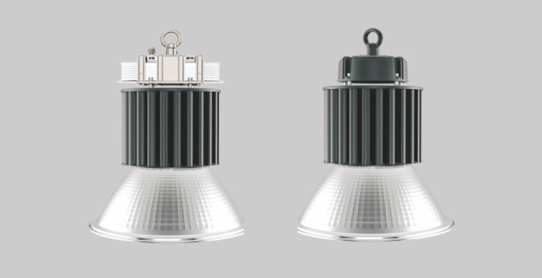 Heatpipe Industrial High Bay Lights AC85 - 265V Aluminum Material Silver Color