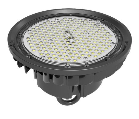 Warehouse LED UFO High Bay Light 120lm/W 100-240W Meanwell Driver Aluminum Material