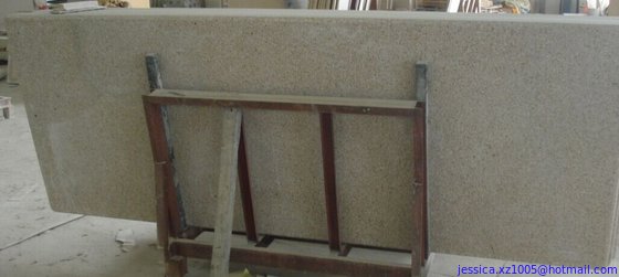 Chinese Granite G682, Sunset Gold Granite, Rusty Yellow Granite Tiles & Slab