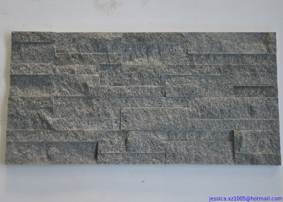 Hottest Natural Dark Grey Granite Stacked Stone, Wall cladding stone,Ledgstone Tiles