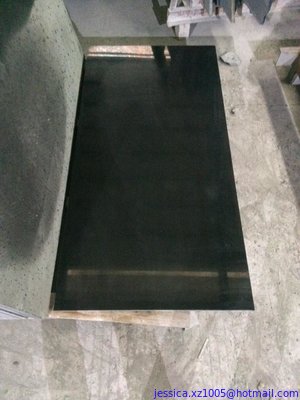 high end narutal absolute black granite , vanity tops granite for kitchen
