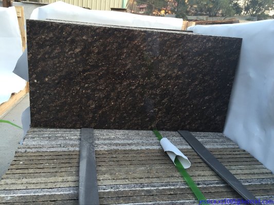 On Sale Counterop Tile Slab Cheap China Dyed Brown Granite Slabs&Tile