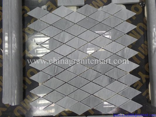 Grey Marble Mosaic,Herribone Mosaice,Hexagon Mosaic,Basket Wave Design Mosaic