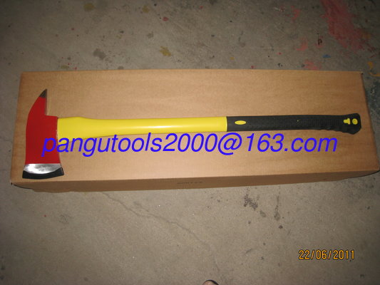 A623 3.5lb fireman pick axes with fiberglass handle,