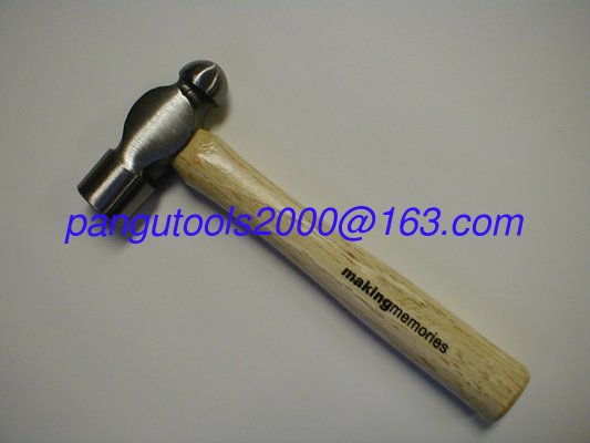 B551 Ball Pein Hammer with wooden handle, Cross Pein Hammer, stubby Cross Pein hammer