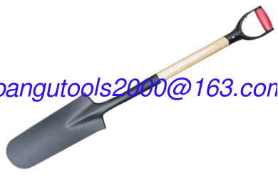 S526PD Round Edge Shovel with handle