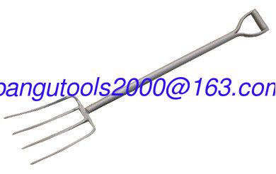 F104SY FORKS, HOES, 4 tine fork, steel handle forks, fiberglass handle forks