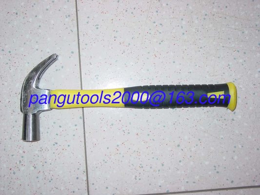 C441 British-type Claw Hammer with plastic fiberglass handle, Nail Hammer,