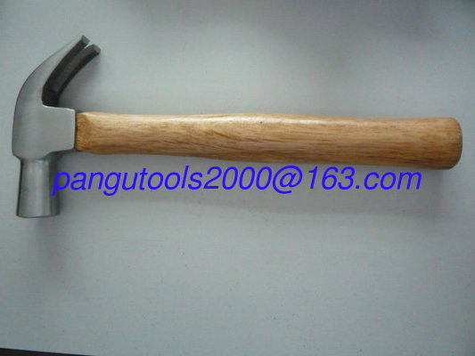 C441 British-type Claw Hammer with wooden handle, Nail Hammer,