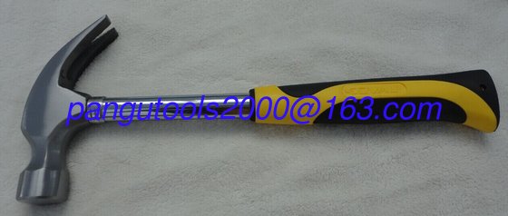 C441  Claw Hammer with steel tubular handle and TPR GRIP