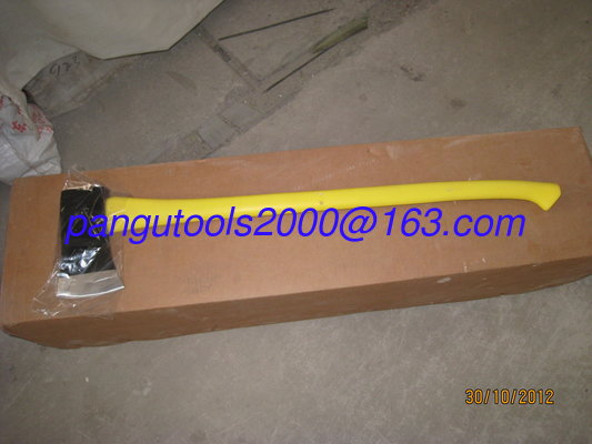 A601 3.5lb sigle bit axe with fiberglass TPR handle, 1045 carbon steel, michigan axe