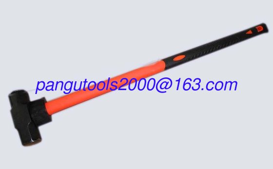 Sledge hammer with Fiberglass handle, TPR grip