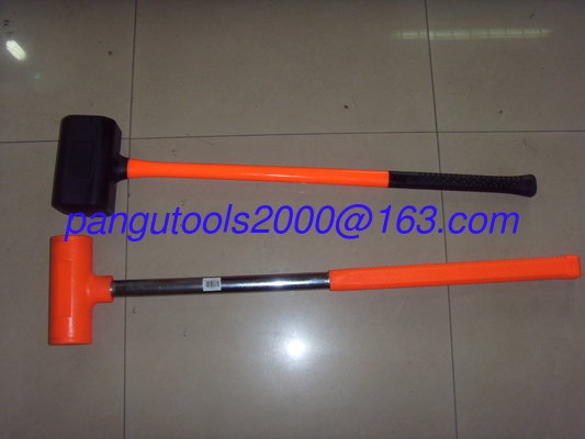 Dead blow hammer with fiberglass handle, Chinese factory