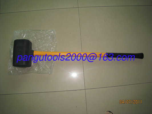 Dead blow hammer with fiberglass handle, Chinese factory