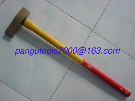 SM17 3kg Splitting Mauls & Wedge with 36" Wooden handle, axe with hickory handle