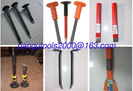 S01 Point Hexagonal Cold Chisel. red chisels