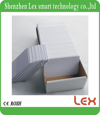 13.56mhz F08 8kbit(1K) ISO14443A blank white proximate card / Fudan S50 PVC blank card 13.56 Mhz Fudan M1 rfid cards