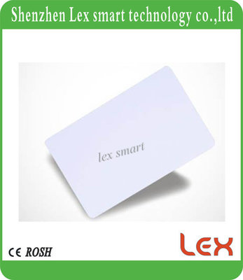 FM11RF08 13.56MHz ISO14443A 8kbit(1K) Custom Printable White PVC Plastic Biz Cards Blank Key Cards