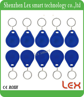 F08 Key Fob Frequency 13.56MHz Classic Key Fobs ABS RFID Unique Key Fobs for Access Control