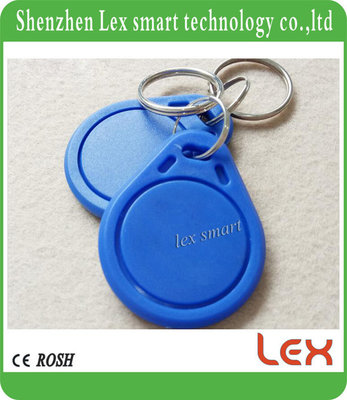 TK4100 ISO11785 ID ABS keyfobs RFID Tag key Ring card 125KHZ Proximity Token Access Control Attendance