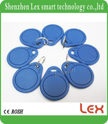 TK4100 ISO11785 ID ABS keyfobs RFID Tag key Ring card 125KHZ Proximity Token Access Control Attendance