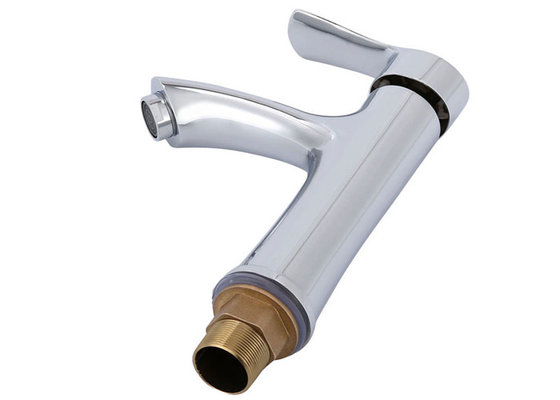 Brass Single Hole Basin Tap from Faucet Factory in China weight is 1230g Just need USD10.5/pc supplier