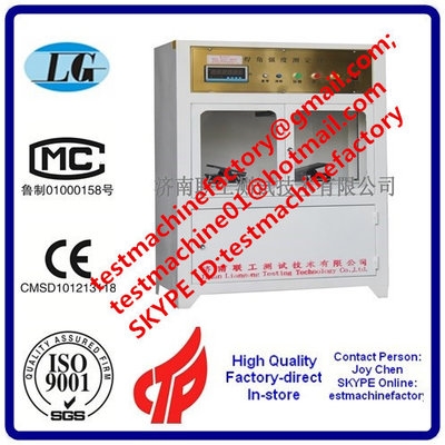 plastic doors windows welding angle breaking strength testing machine