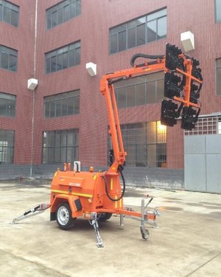 Led lighting tower generator 9m