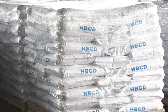 Hexabromocyclododecane; HBCD Used for flame retardant polyester fabric finishing