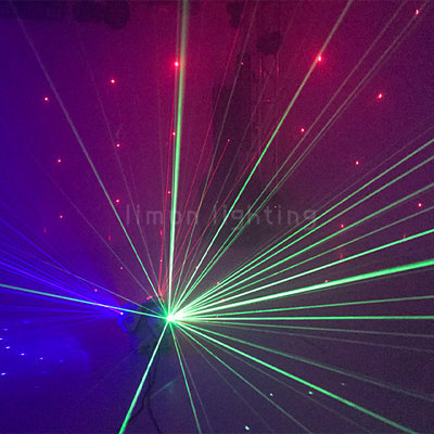 180W 3 Heads Disco Rotating Ball Laser Beam 2in1 Mini Moving Head Light supplier