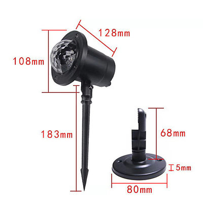 Outdoor IP65 Christmas RGBW infinite mixed color LED lawn magic ball light supplier