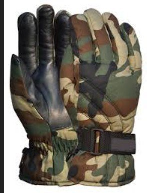 China camo winter military gloves supplier