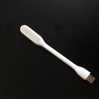 WHITE UNIVERSAL PORTABLE USB BENDABLE LED LIGHT PC LAPTOP POWER BANK