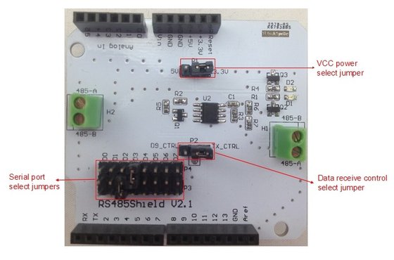 RS485 Shield V2.1 for Arduino