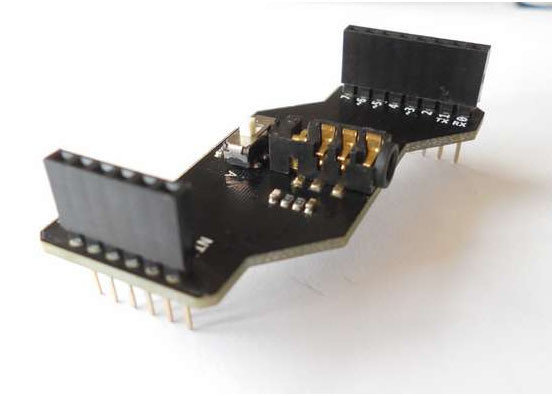 Audio Jack Modem Arduino Shield for iPhone and Android ( include: Arduino Softmodem Shield x1  Headset line x1)