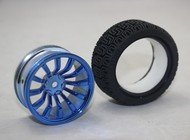 Off Road Wheel Rubber Tire with large traction (65mm diameter) for 1:10 model