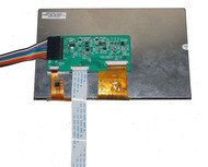 1024x600 7" LVDS LCD with Capacitive Touch for pcDuino3