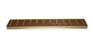 Linker Block 12 Lego Holes Long Grooved Beam -Aluminium