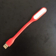 Red Universal Portable USB Bendable LED Light PC Laptop Power Bank