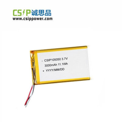 Lipo Battery Rechargeable Lithium Polymer Battery 105050 3.7V 3000mah Battery pack