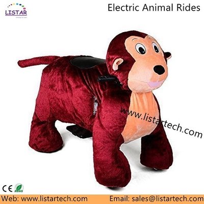 China Plush Riding Toys on Animal Horse Carriage Wheels Pedal Battery Operated Animal Rides supplier