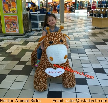 China Hot Sale Kids Battery Plush Battery Animal Rides, Walking Animal Rides Best Rocking Horses supplier