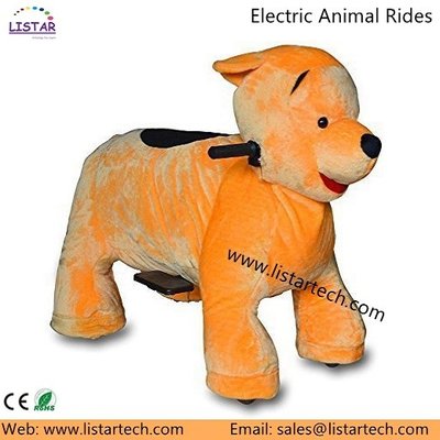 China coin operated walking animal scooters plush motorized animals supplier