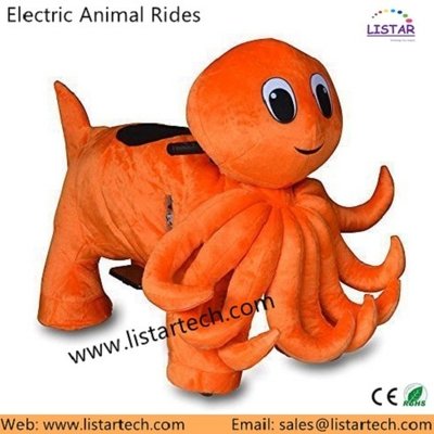 China coin operated battery animals stuffed animals electric ride on animal toy supplier