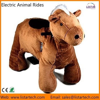 Big Plush Electric Animal Scooters, Giddy Up Animal Rides in Pony Toys for adult-Horse supplier