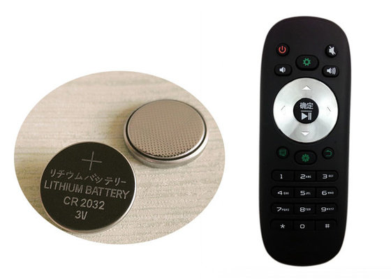 High Capacity Cr2032 3v Battery , Button Cell Battery  For Tv Remote Controller